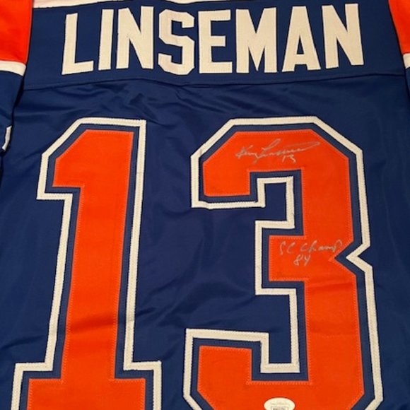 Edmonton Oilers | Shirts | Ken Linseman Edmonton Oilers Autographed ...